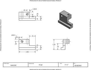 Inventor multi view problems | PDF