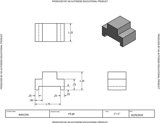 Inventor multi view problems | PDF