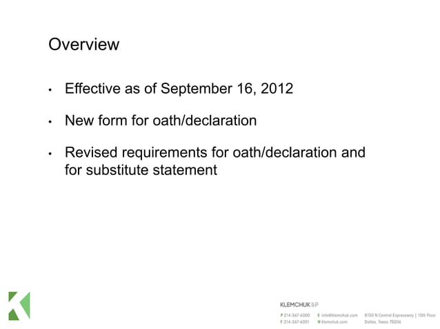 Inventor Oath Declaration | PPT