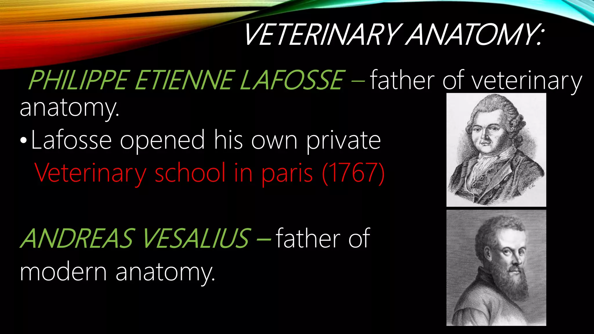 Inventors and fathers in veterinary, History of Veterinary science | PPTX