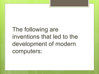 Inventors and inventions | PPTX