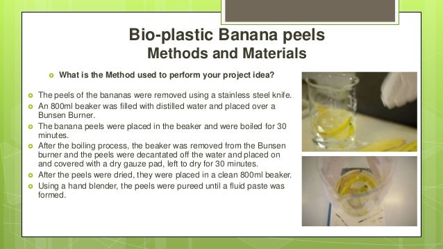 Biodegradable, Bio-Plastic Banana Peels IDM12