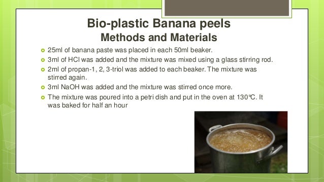 Biodegradable, Bio-Plastic Banana Peels IDM12