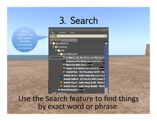 Inventory Management in Second Life | PDF