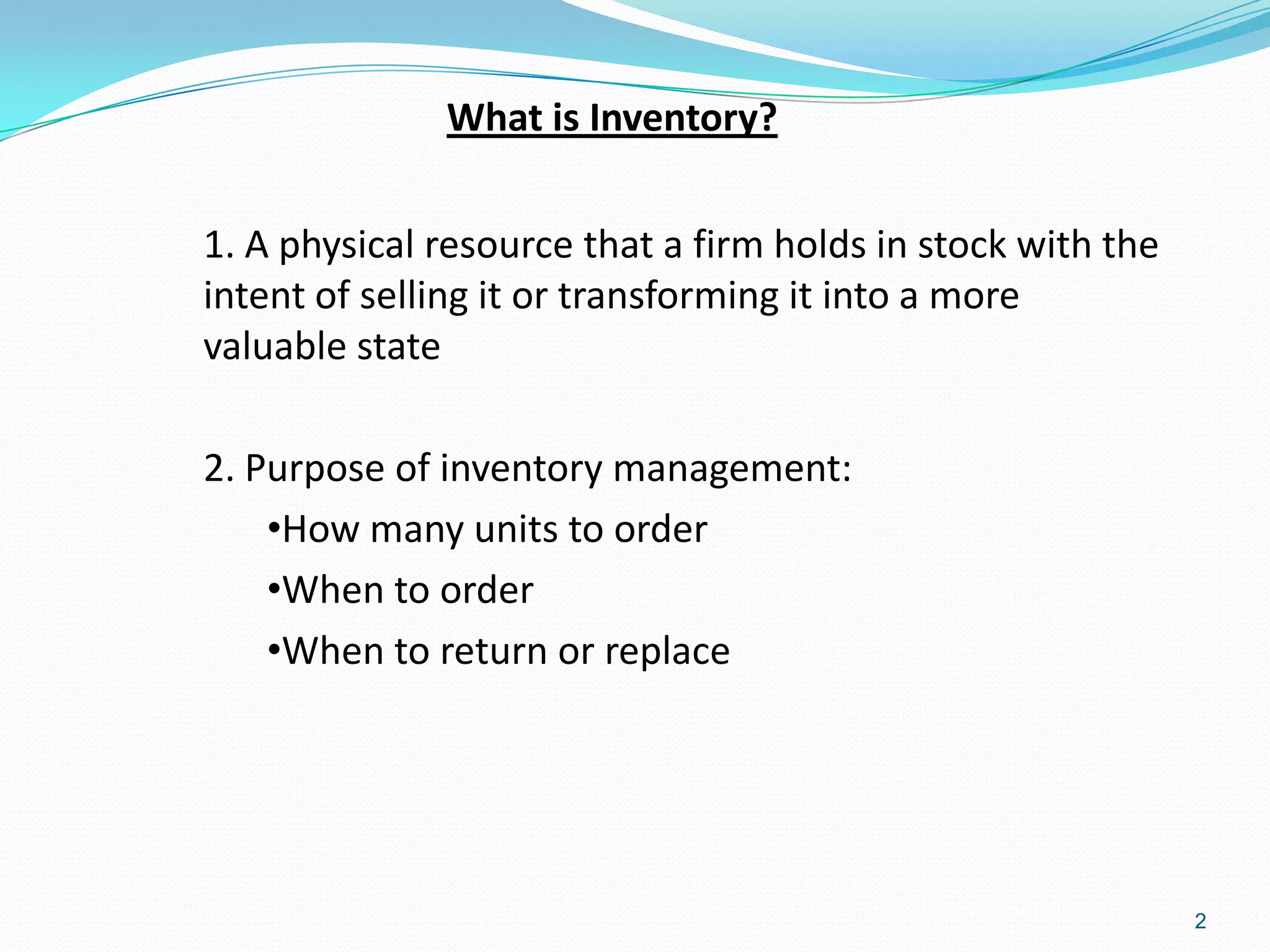 Inventory | PPTX