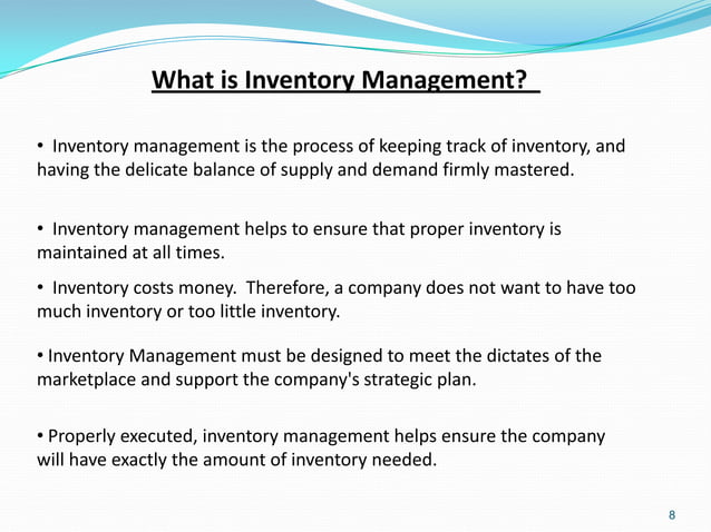 Inventory | PPTX