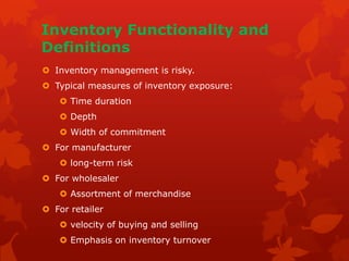 Inventory | PPT