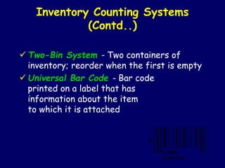 Inventory control | PPT