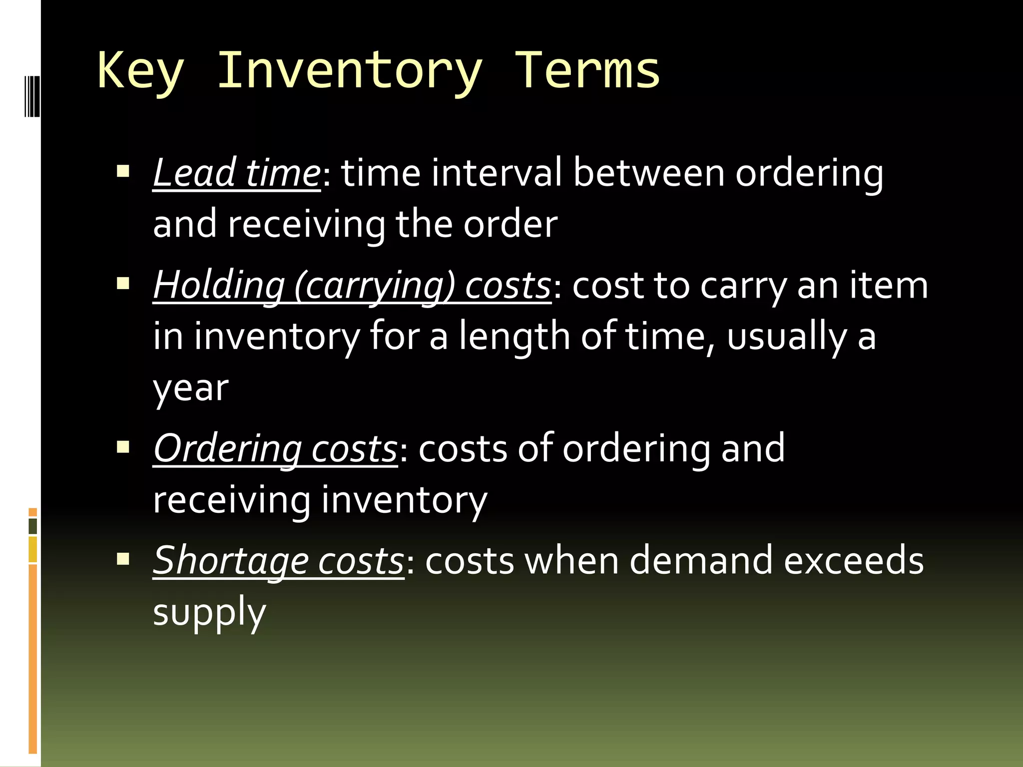 Inventory | PPTX