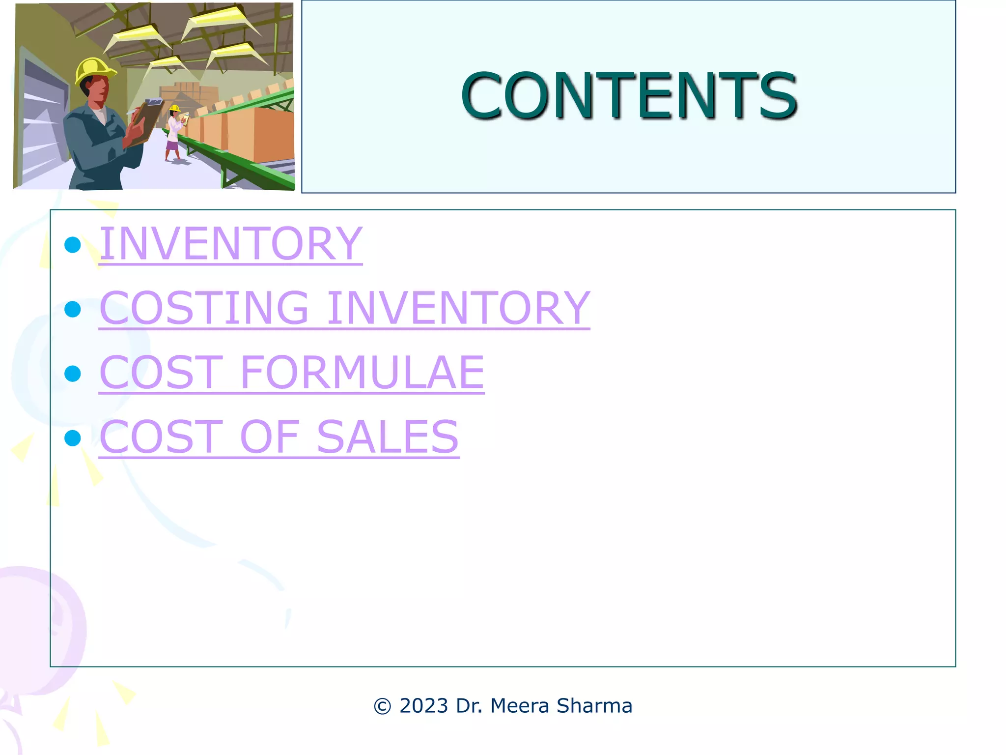 ACCOUNTING FOR INVENTORY | PPTX