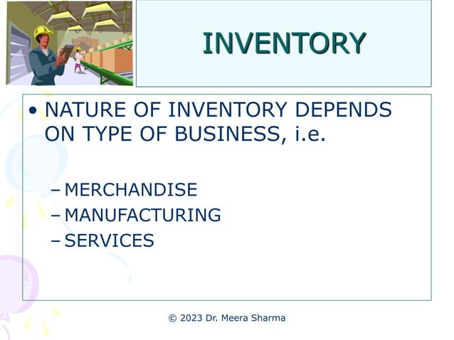 ACCOUNTING FOR INVENTORY | PPTX | Business | Business and Finance