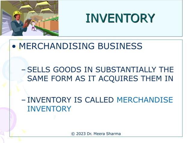 ACCOUNTING FOR INVENTORY | PPTX | Business | Business and Finance