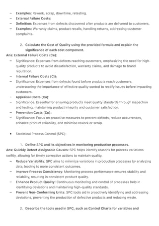 Inventory , Forecasting, Quality Management | PDF