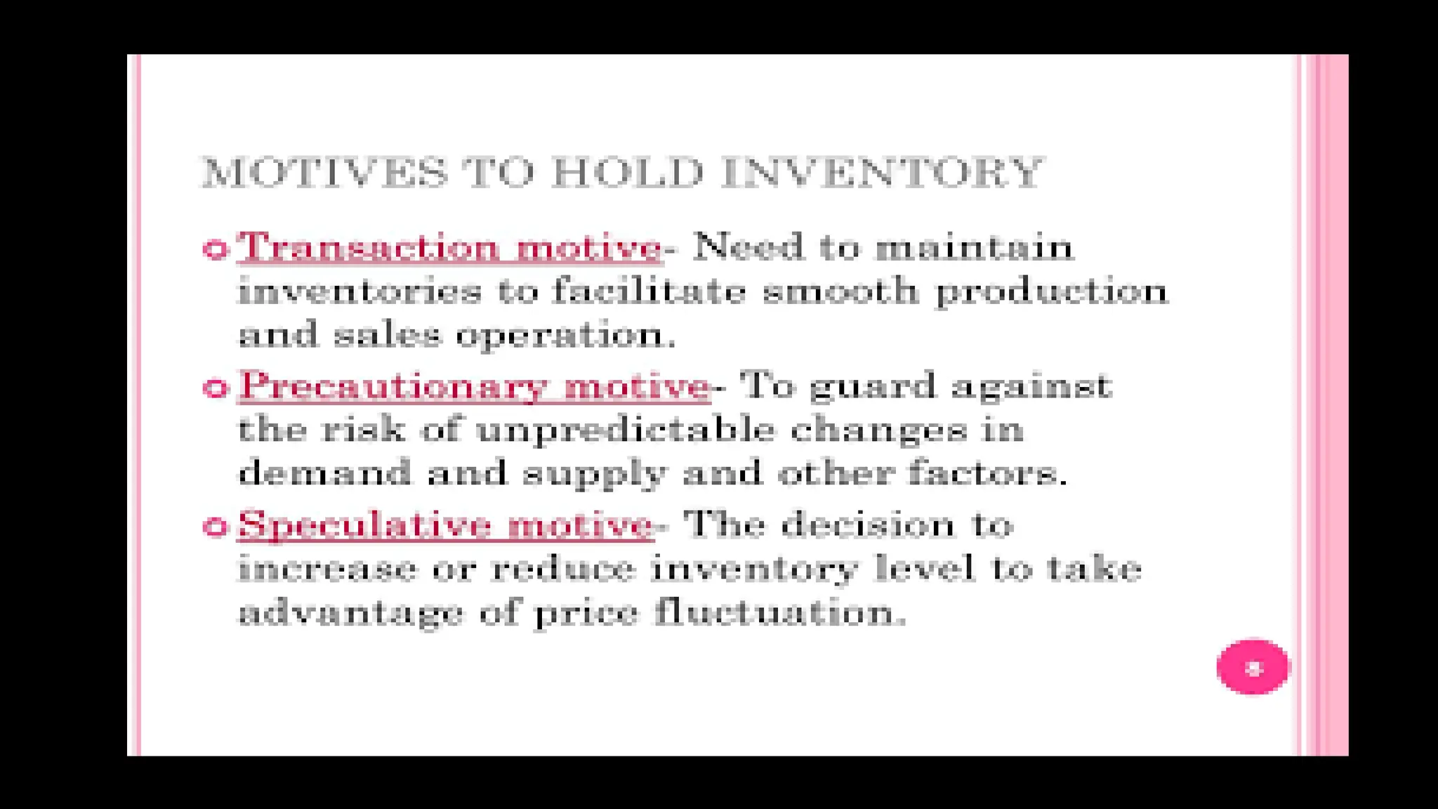 Inventory type- control and Material Management | PPTX