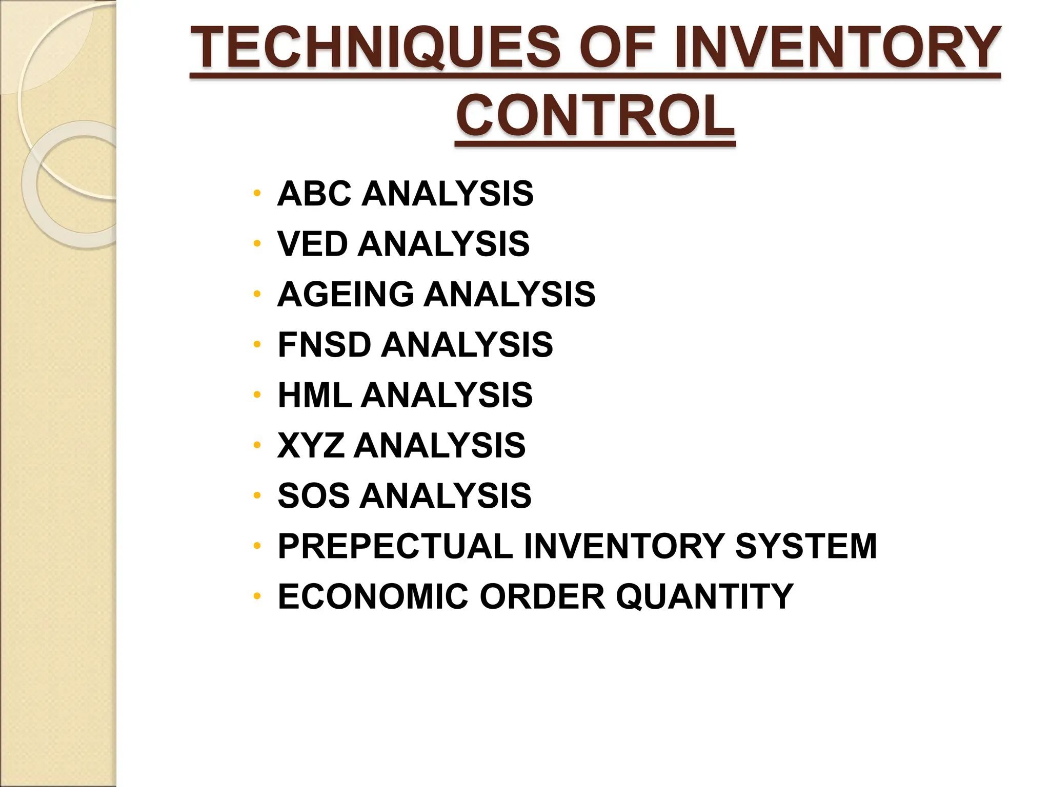 inventory-control in the hospital and role of nurse administrator | PPT