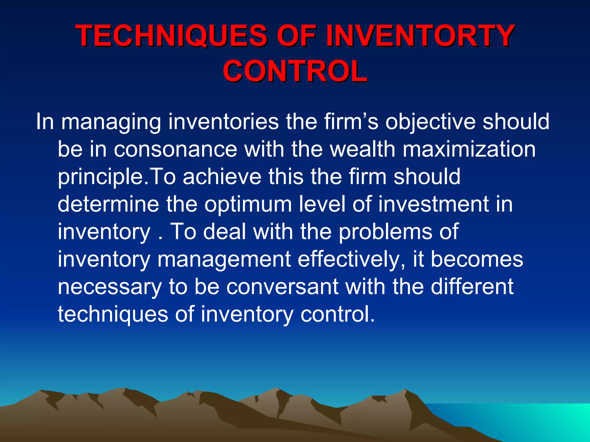 Inventory Management | PPT