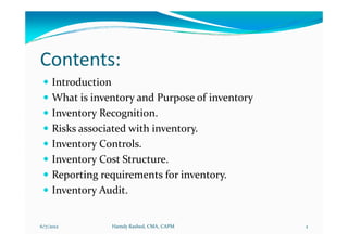 Inventory accounting & management [compatibility mode] | PDF