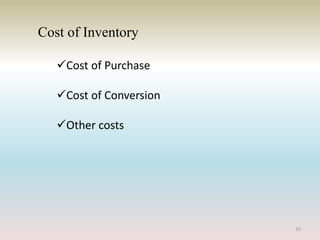 Inventory accounting theory | PPTX