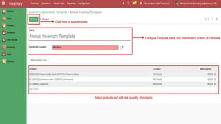 Inventory Adjustments Template | PDF