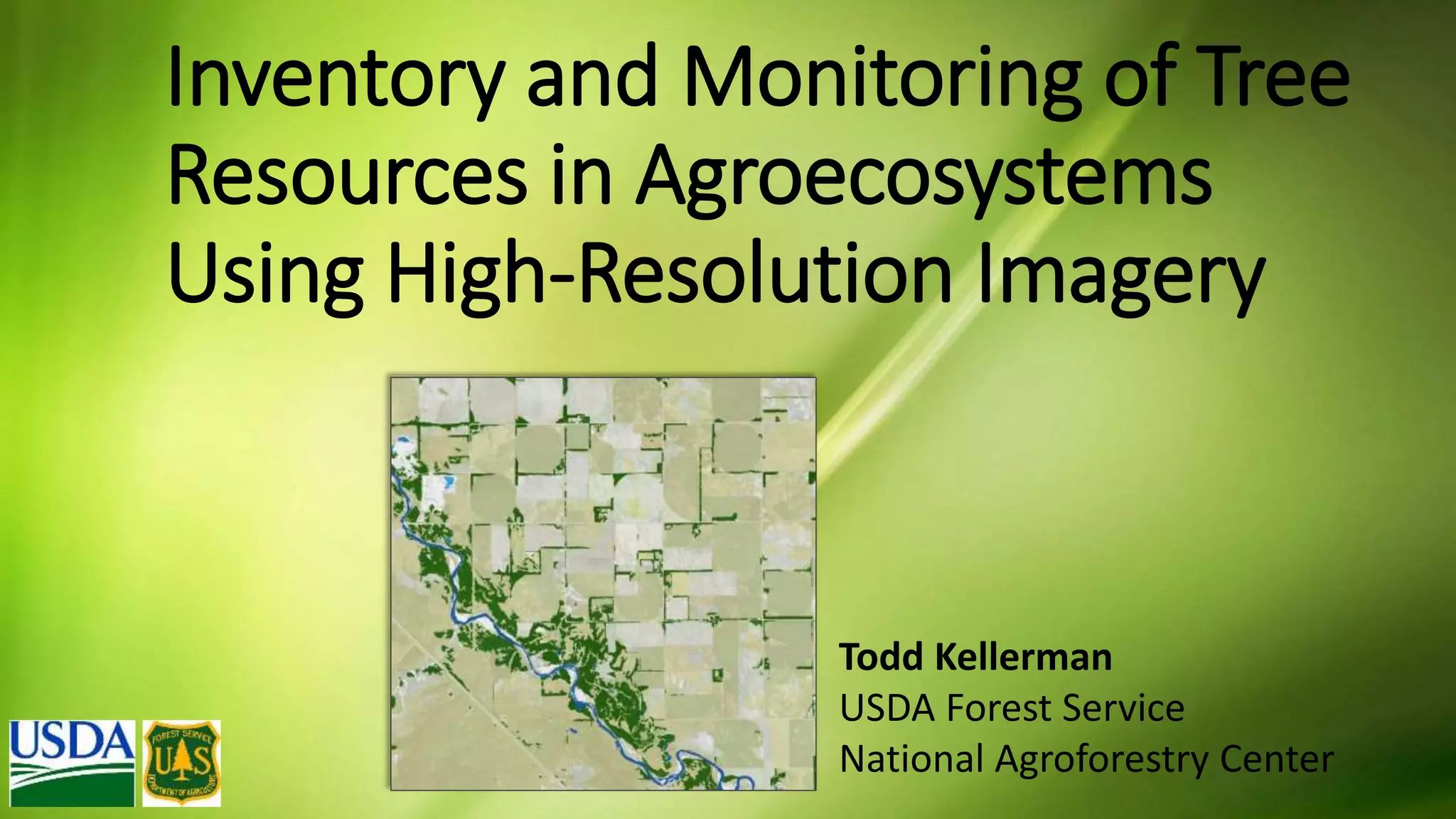 Inventory and monitoring of tree resources in agroecosystems | PPTX