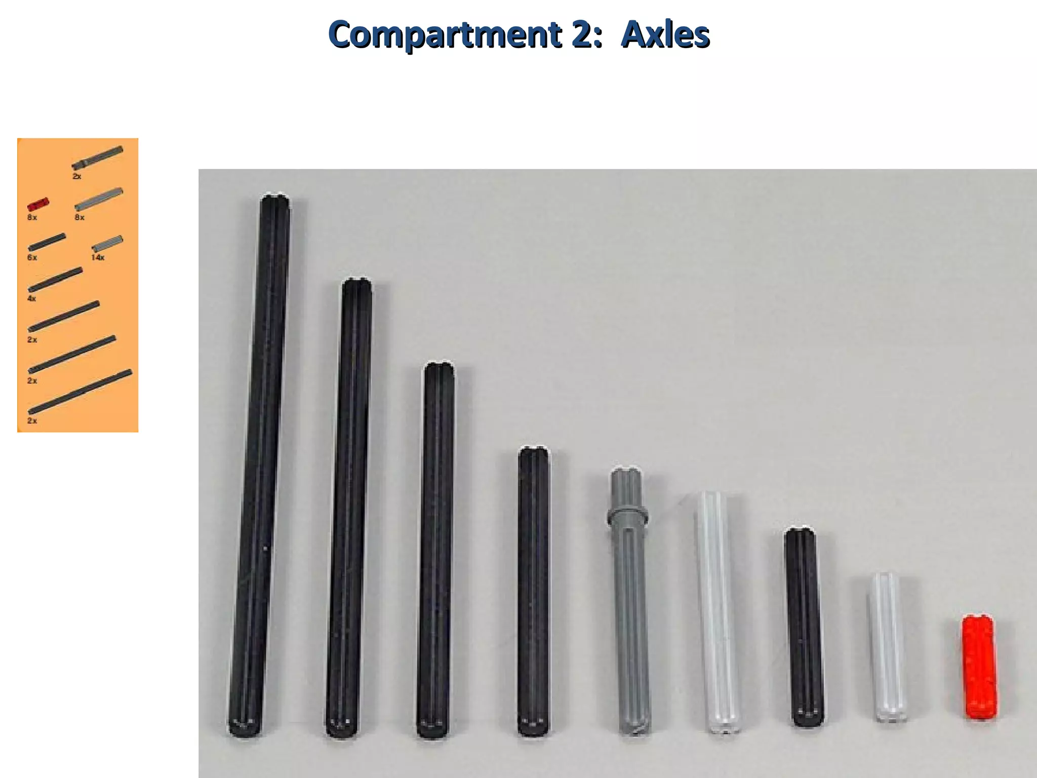 Inventory of LEGO NXT components | PPT