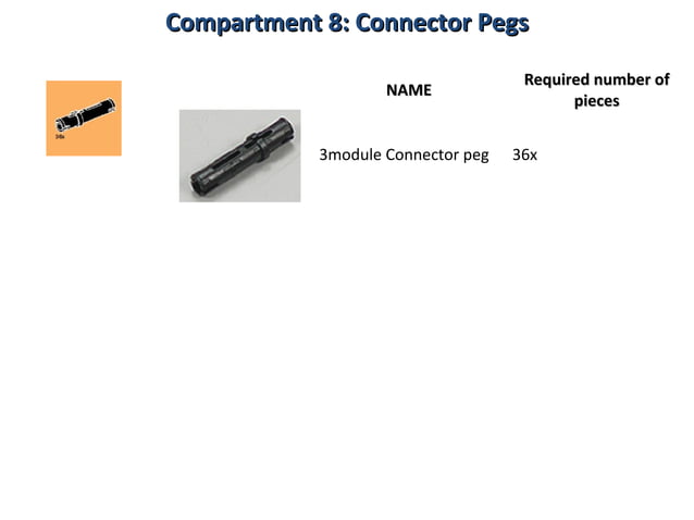 Nomenclature of LEGO NXT components rvsd | PPT