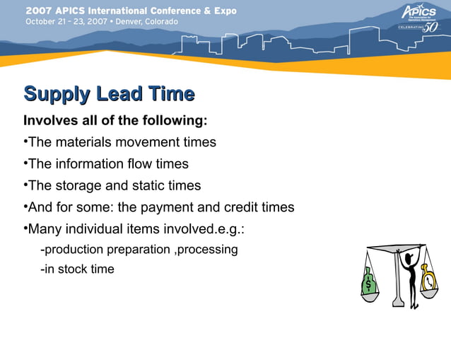 Inventory and lead time | PPT | Logistics | Business