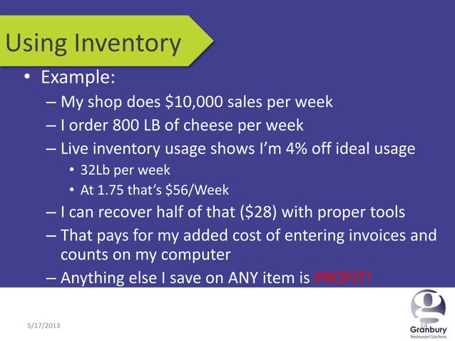 Inventory best practices | PPTX