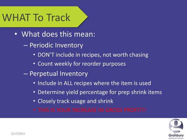Inventory best practices | PPTX