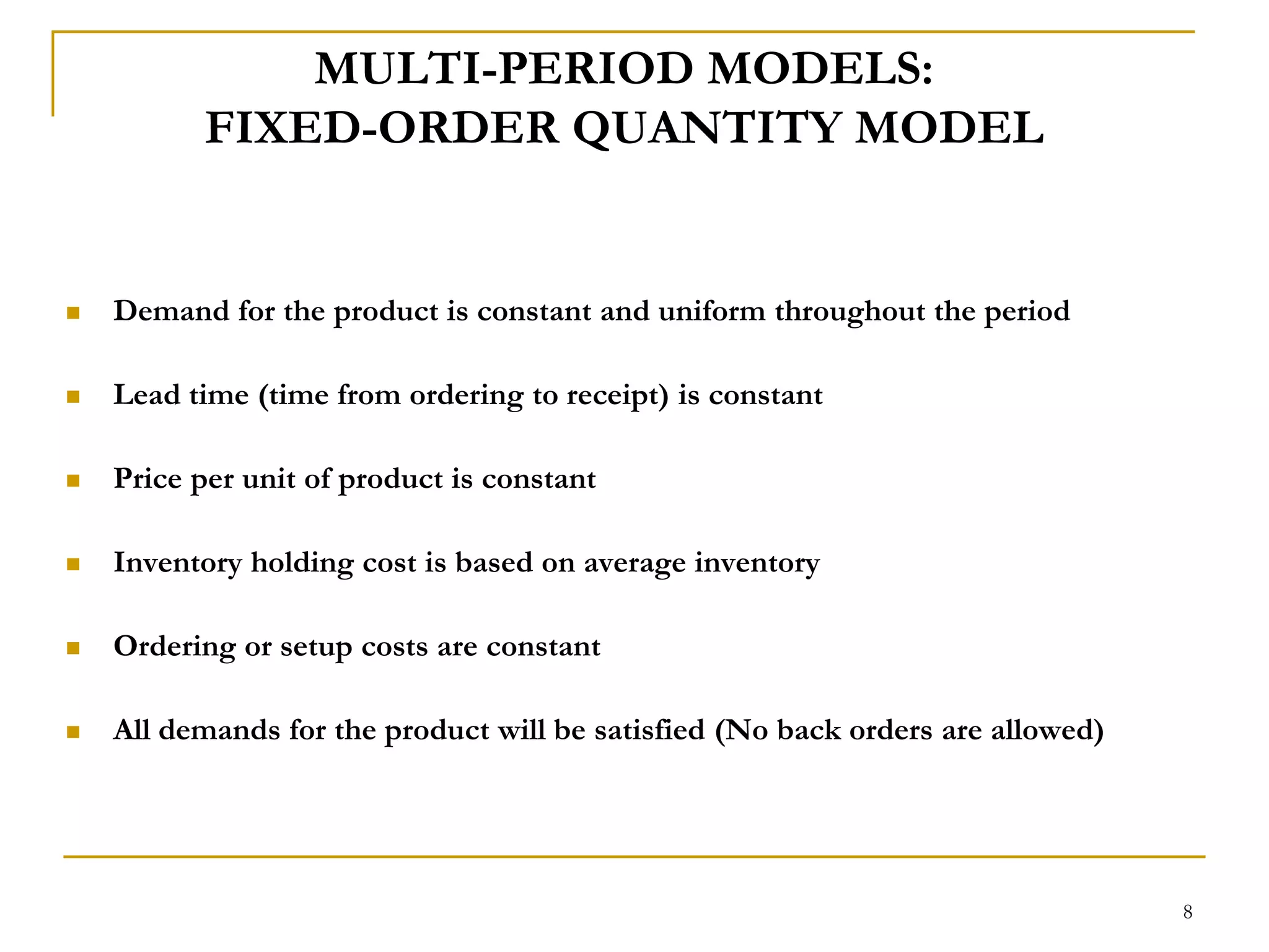 Inventory control | PPSX