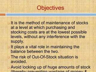 Inventory control | PPT