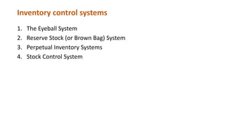 Inventory control | PPT