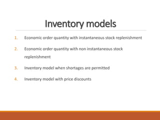Inventory control | PPT