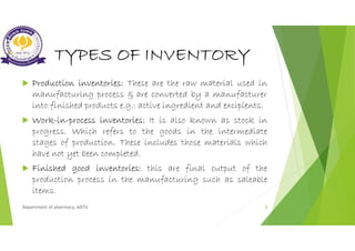 Inventory control | PDF