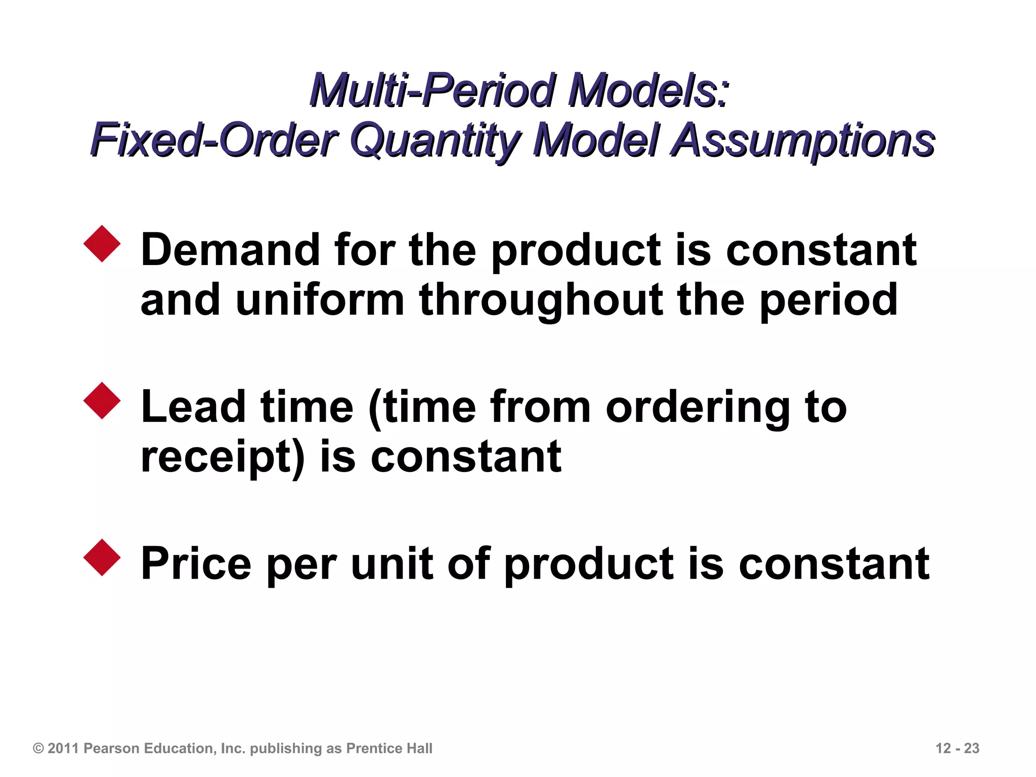 Inventory control (management) | PPT