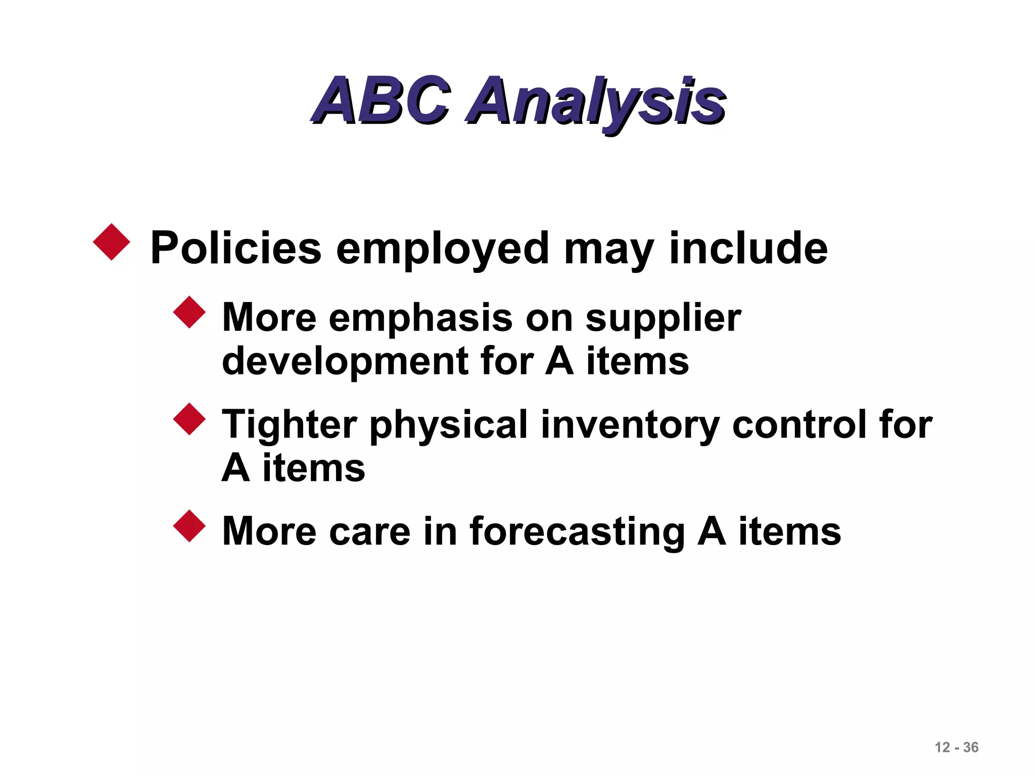 Inventory control (management) | PPT