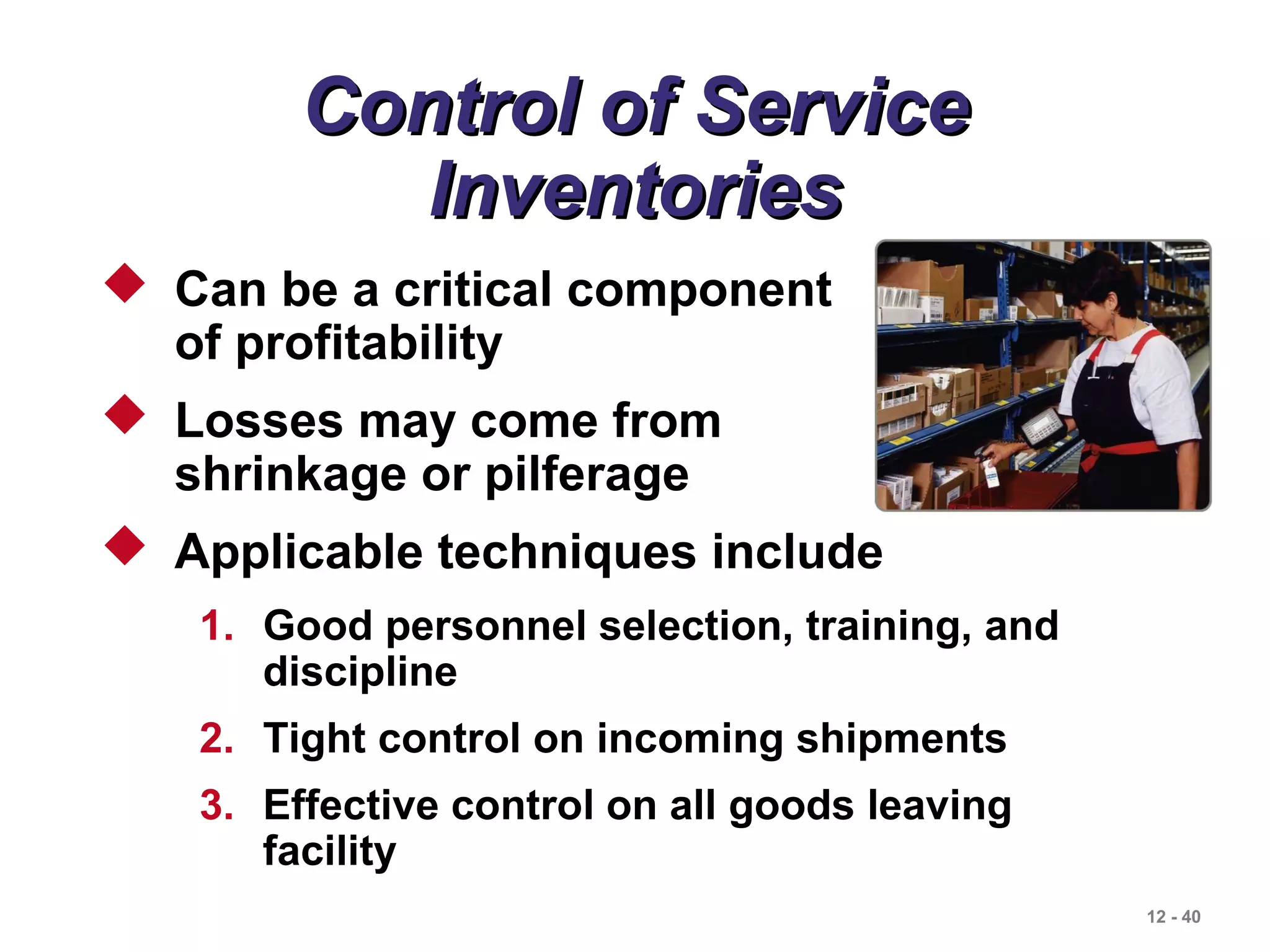 Inventory control (management) | PPT
