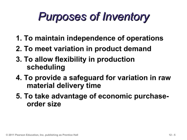 Inventory control (management) | PPT | Business | Business and Finance
