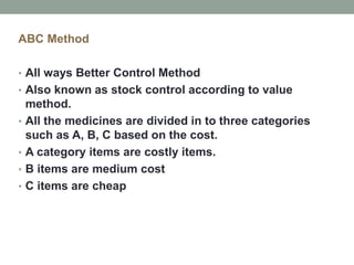 Inventory control | PPTX
