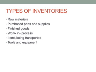 Inventory control | PPTX