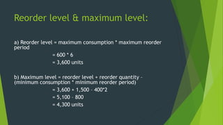 Inventory control | PPTX