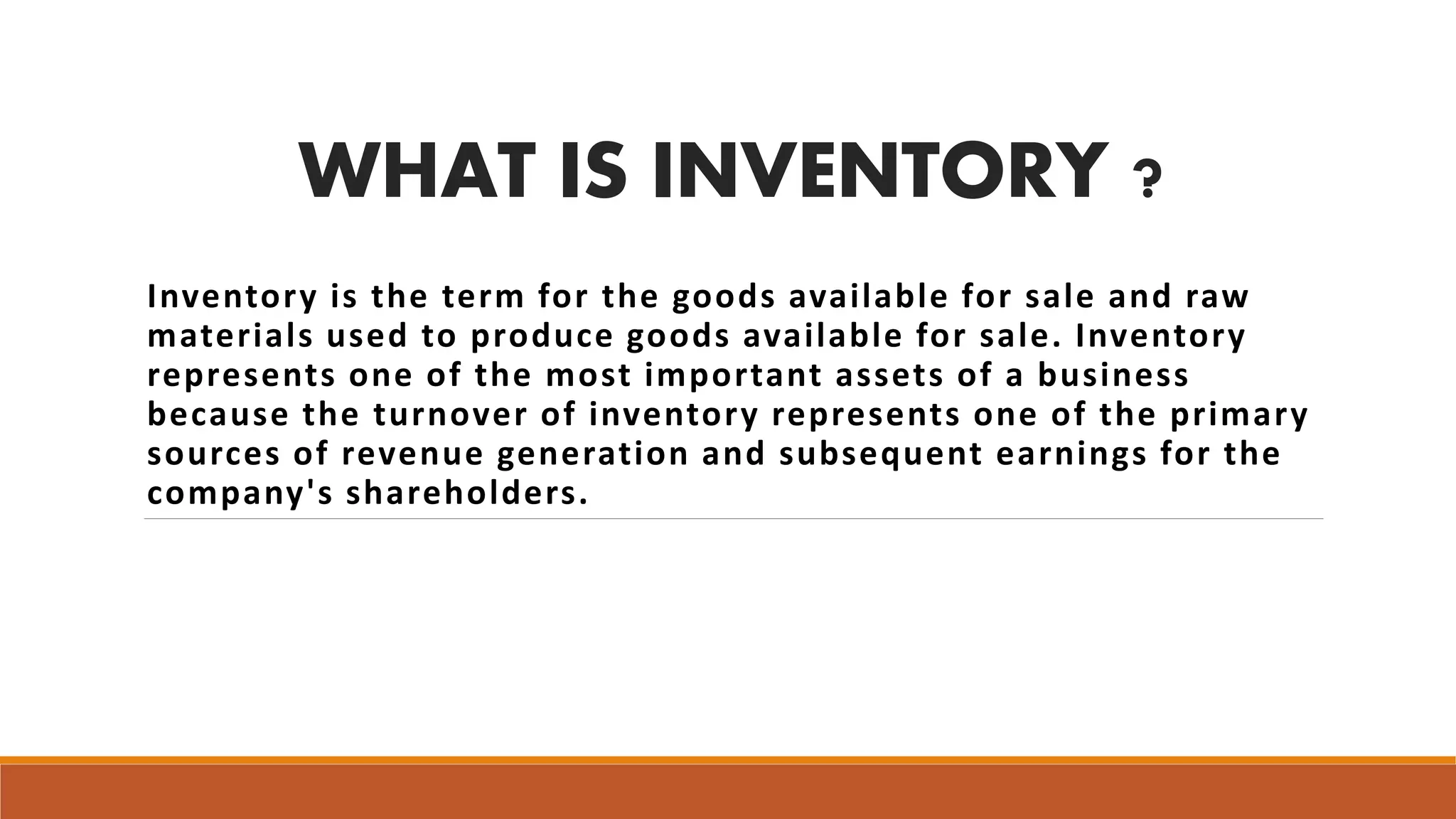Inventory control | PPT