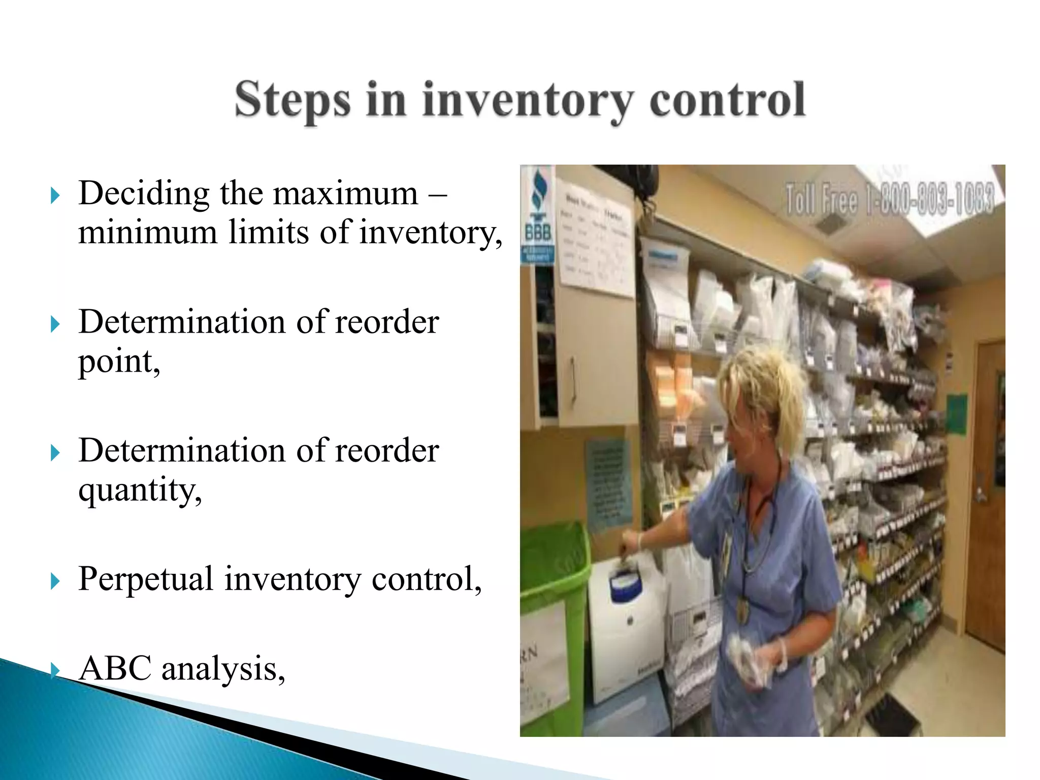 Inventory management for nurses | PPTX