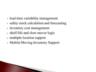 inventory control methods | PPTX