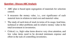 Inventory control | PPT