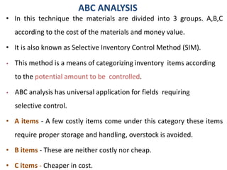 Inventory control | PPTX
