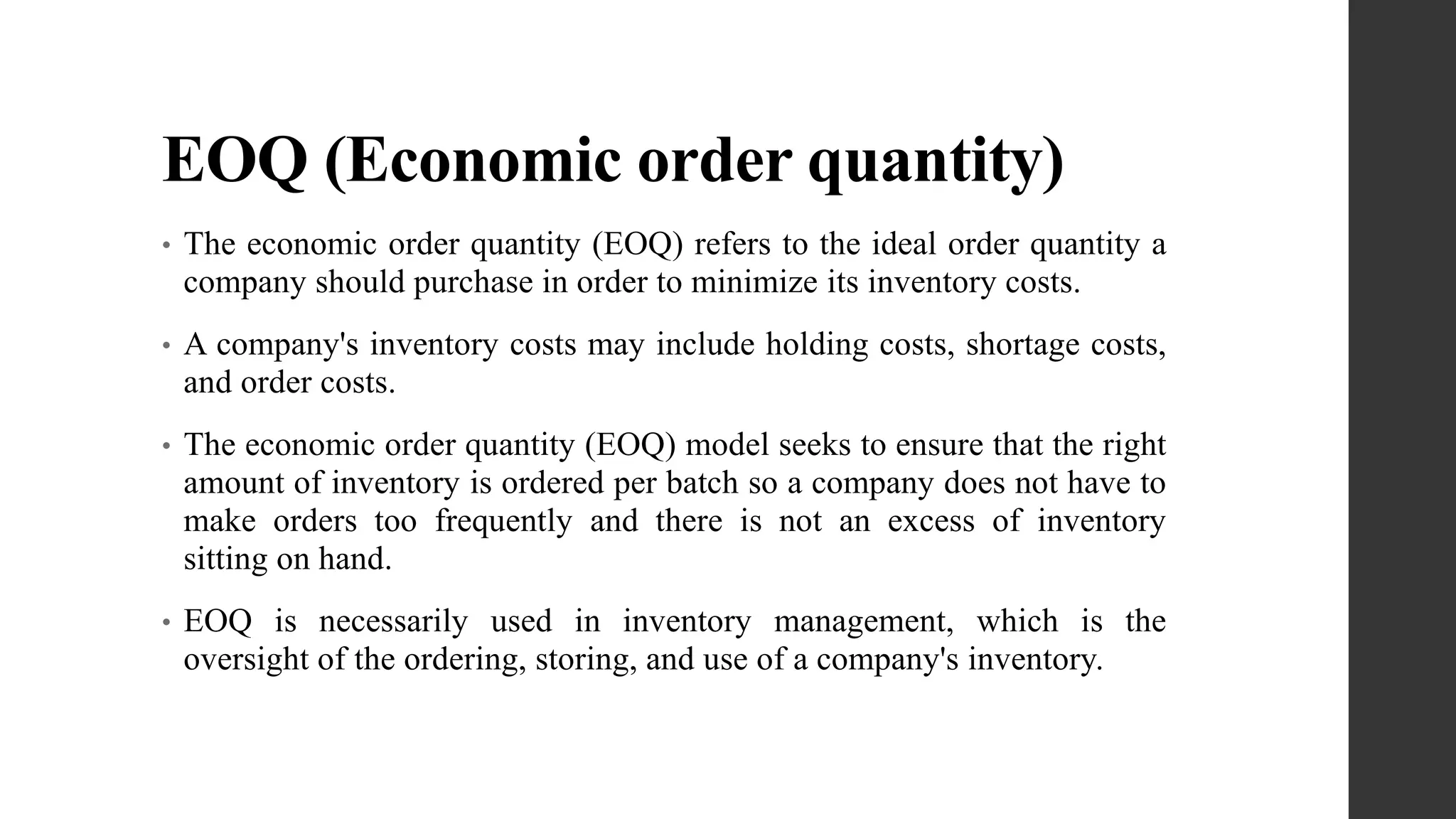Inventory Control.pptx | Logistics | Business