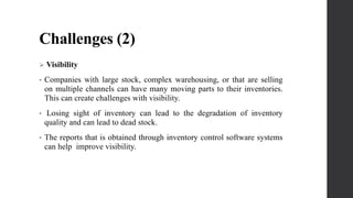 Inventory Control.pptx | Logistics | Business