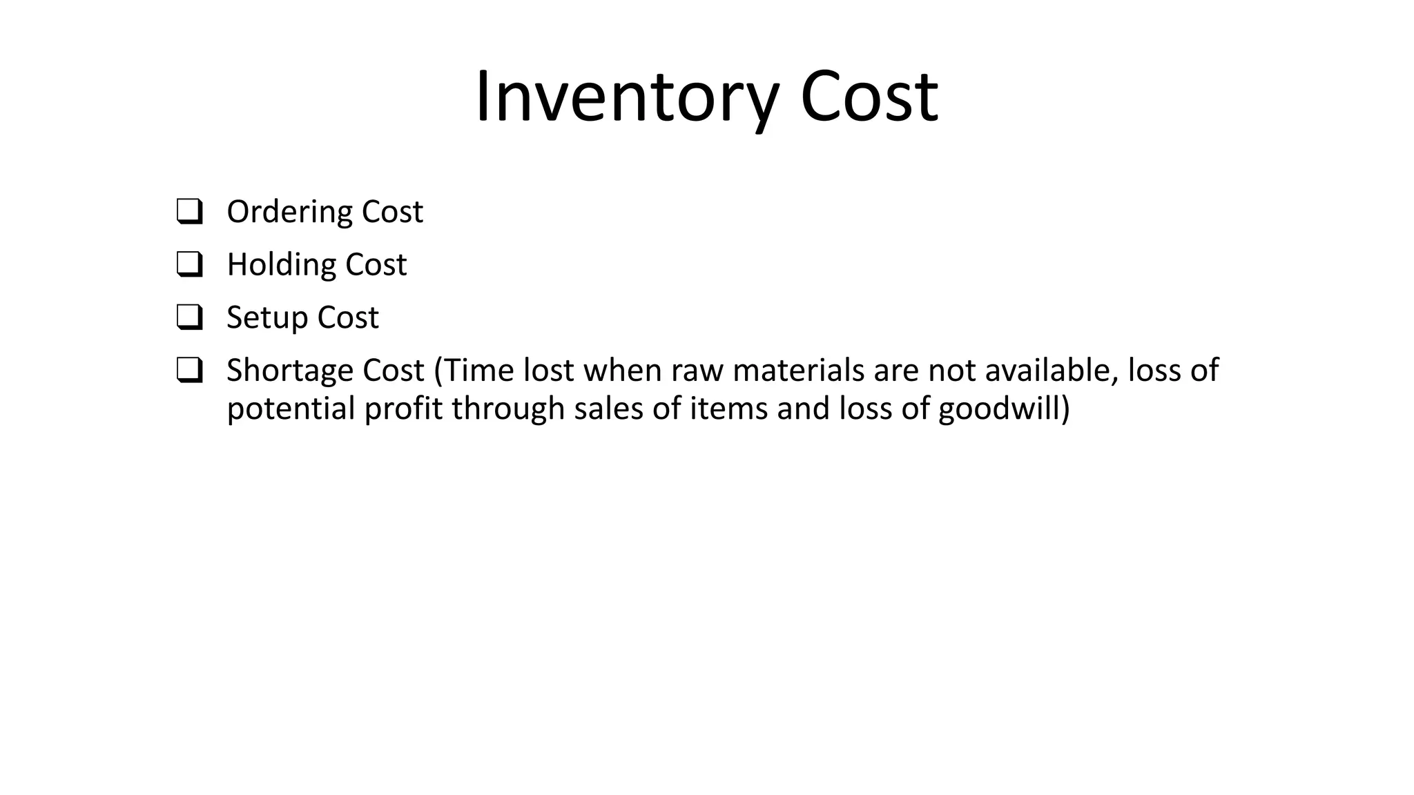 Inventory Control.pdf Management Science | PDF