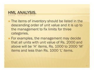 Inventory Management or Inventory Control | PDF